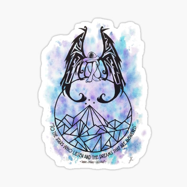 "ACoTaR Quote (SJM Art Collection)" Sticker for Sale by TG-ART- | Redbubble