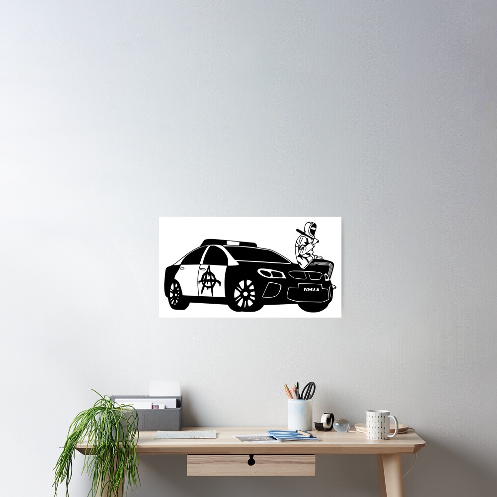 "ACAB Police car" Poster by Rawpixel | Redbubble
