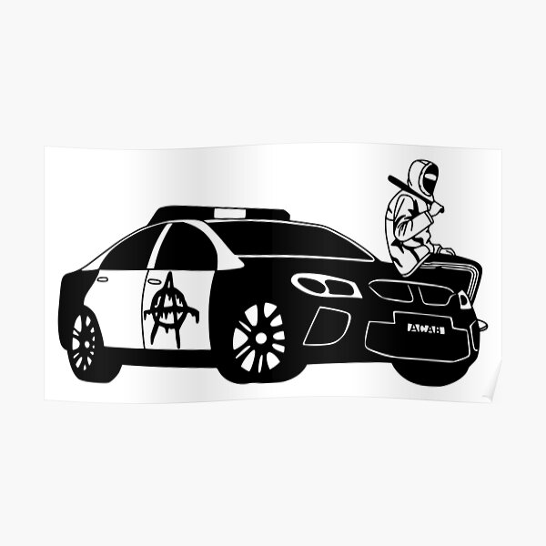 "ACAB Police car" Poster by Rawpixel | Redbubble