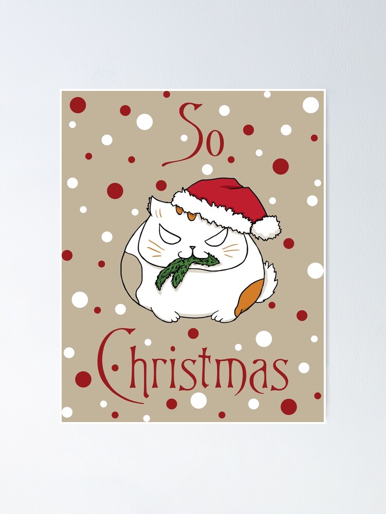 "So Christmas" Poster for Sale by Yoru | Redbubble