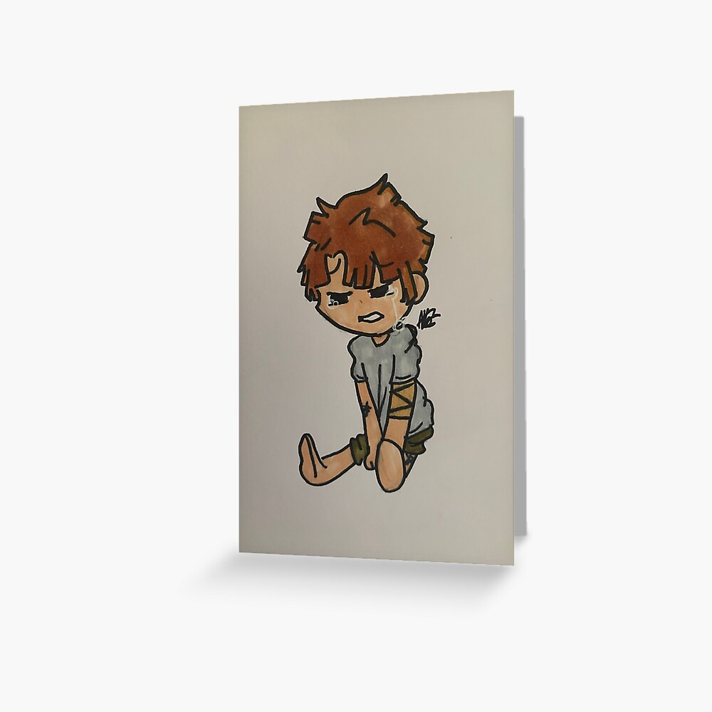 "Roblox bacon Cry Baby OC Anime Sxphiz" Greeting Card for Sale by ...