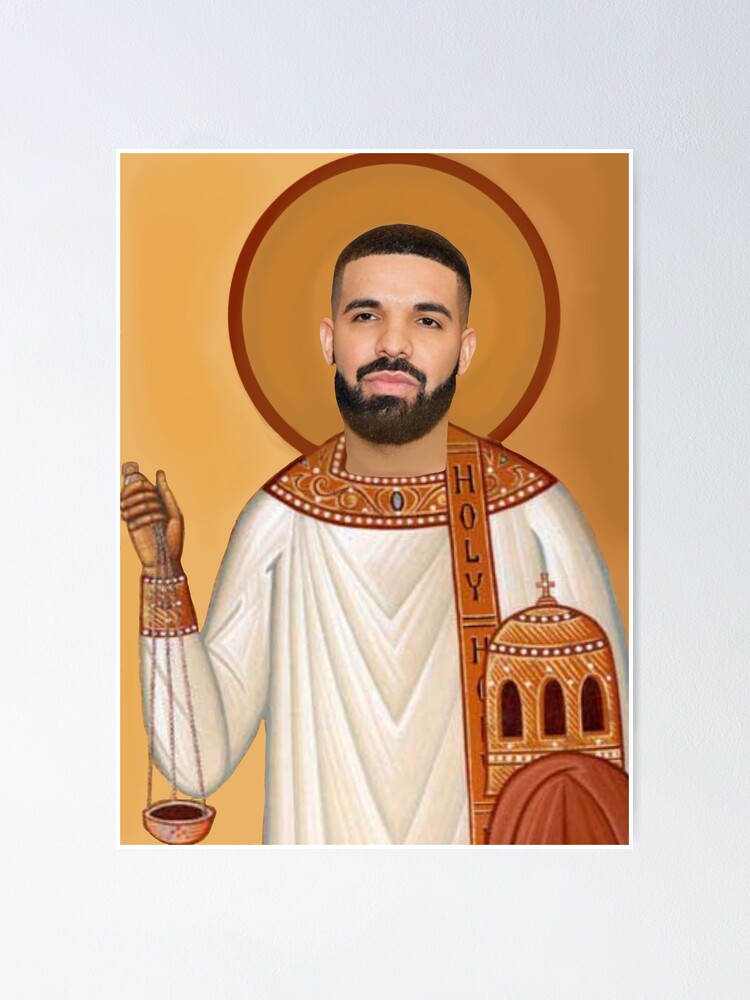 "Drake God " Poster for Sale by yosiiiii11 | Redbubble