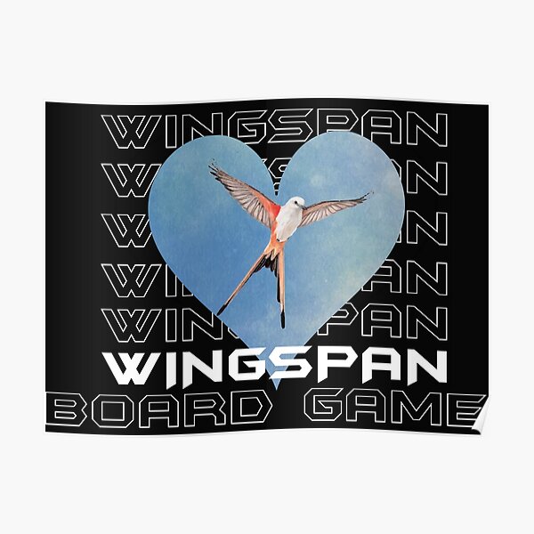 "Wingspan Board Game Birds" Poster for Sale by arrowroottees | Redbubble