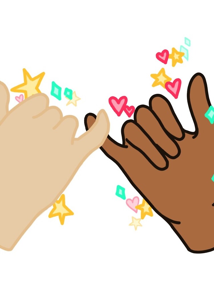 "Pinky Promise Friendship Sticker" iPhone Case for Sale by ...