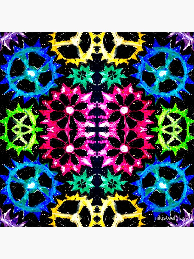 "mechanical rainbow 2" Sticker by nikisteelglass | Redbubble