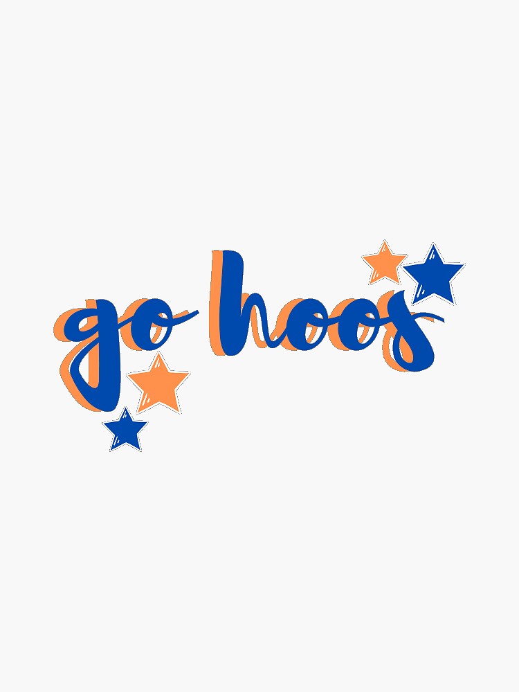 "UVA go hoos!" Sticker by dancergirl227 | Redbubble