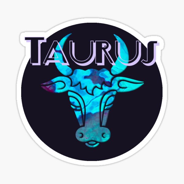 "Taurus" Sticker by lizziehorstmann | Redbubble