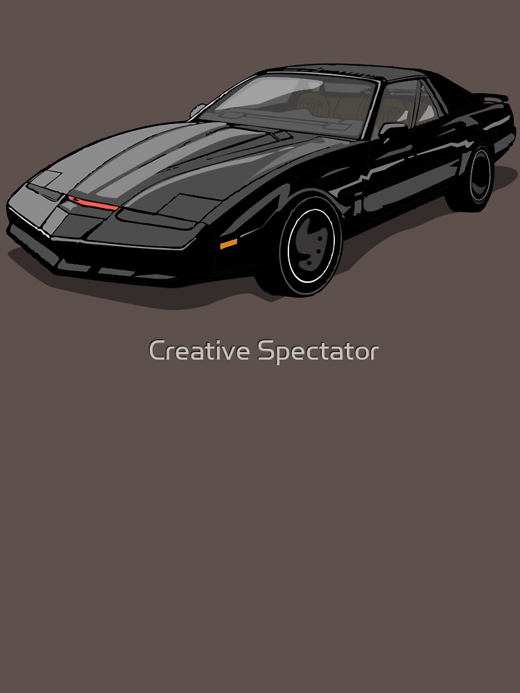 "Knight Rider KITT Car" T-shirt for Sale by Feelmeflow | Redbubble ...
