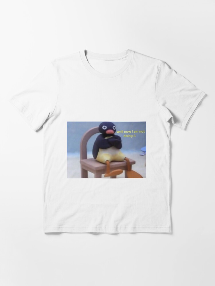"pingu the penguin meme " T-shirt by Haya20 | Redbubble