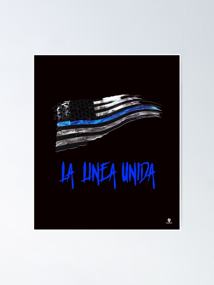 "The United Thin Blue Line - Support LEO" Poster for Sale by ...