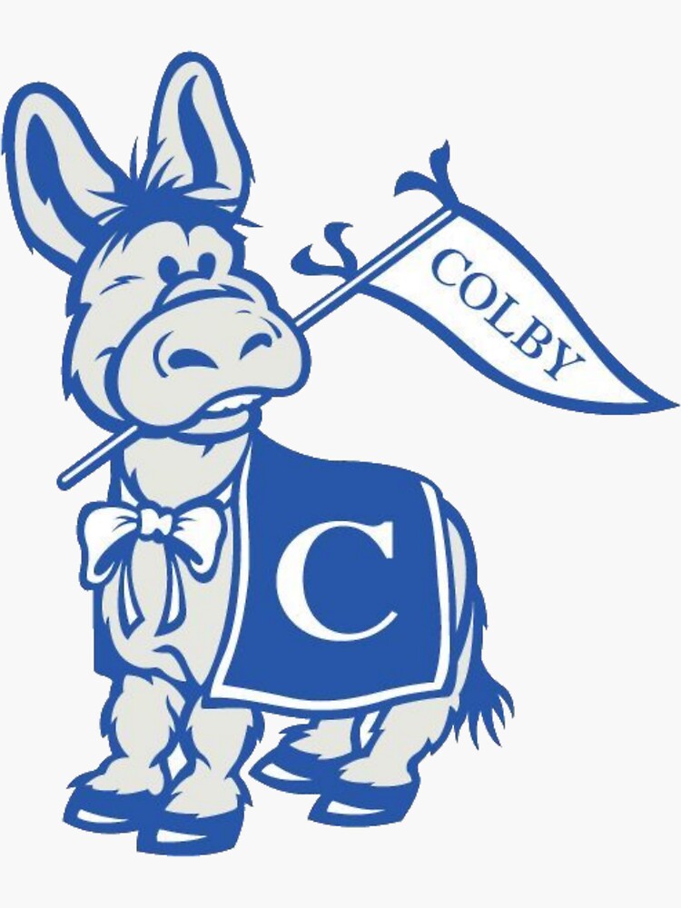 "Colby College Mule Mascot" Sticker for Sale by mayaf08 | Redbubble