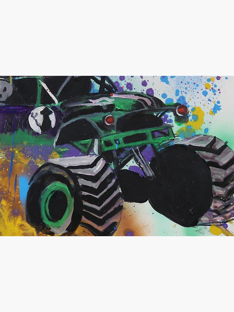 "monster jam" Mask by glennstucki | Redbubble