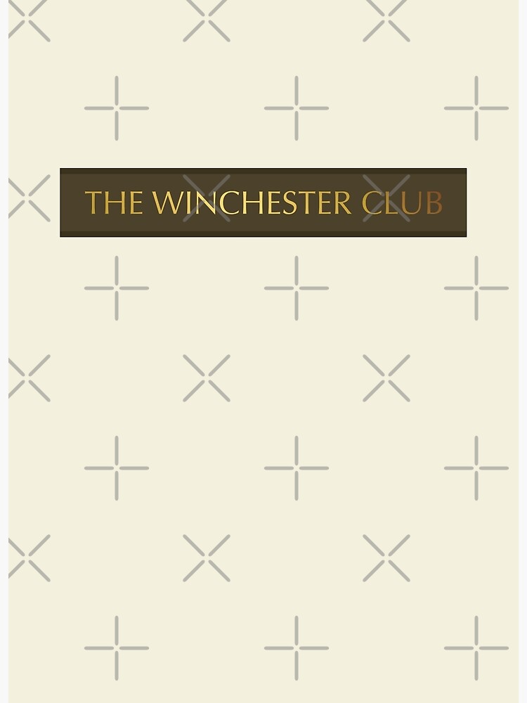 "The Winchester Club" Poster by ChrisOrton | Redbubble
