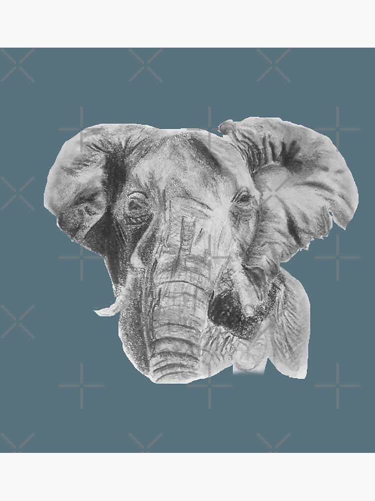 "A wise elephant" Poster by AbbysArtz | Redbubble