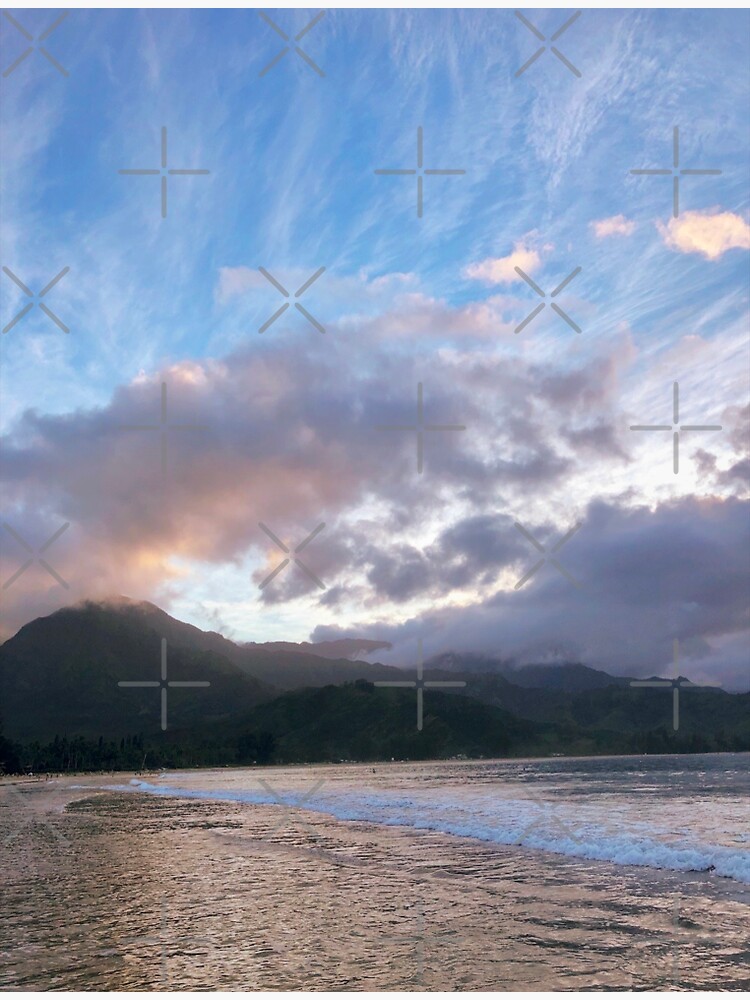 "Hanalei Bay, HI" Sticker for Sale by Gracie-A | Redbubble