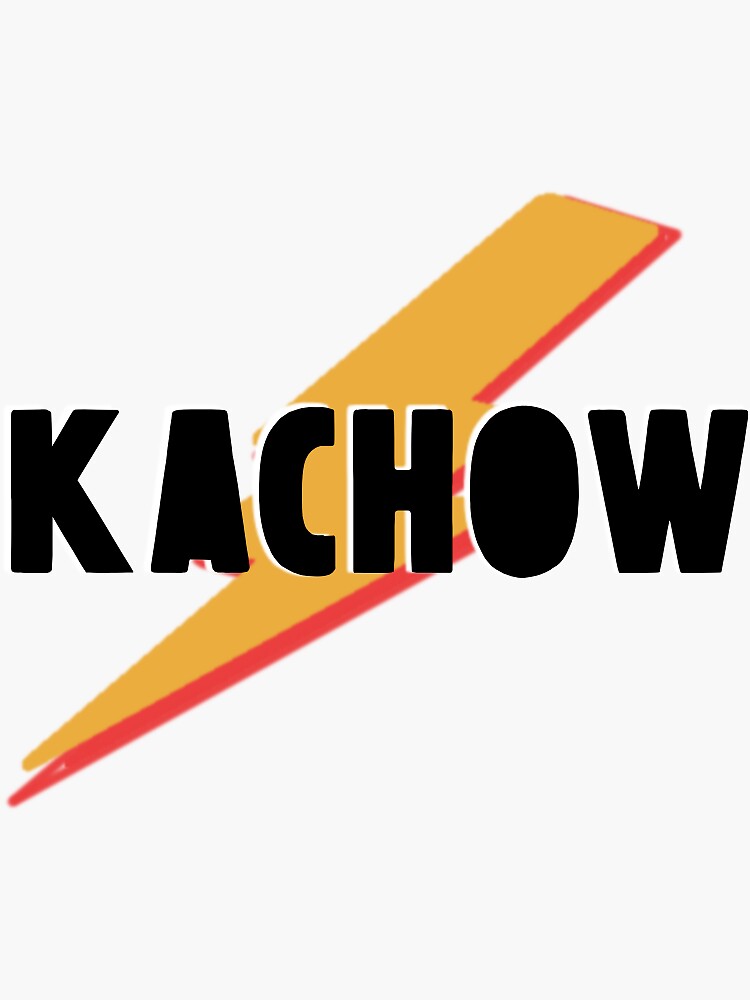 "Ka-chow! " Sticker by Molski | Redbubble