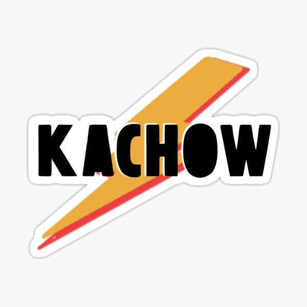 "Ka-chow! " Sticker by Molski | Redbubble