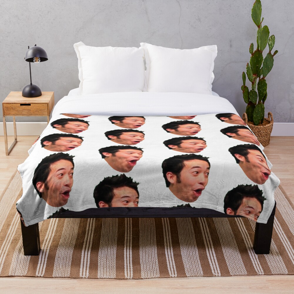 "PogChamp Twitch Emote " Throw Blanket by Mash701 | Redbubble