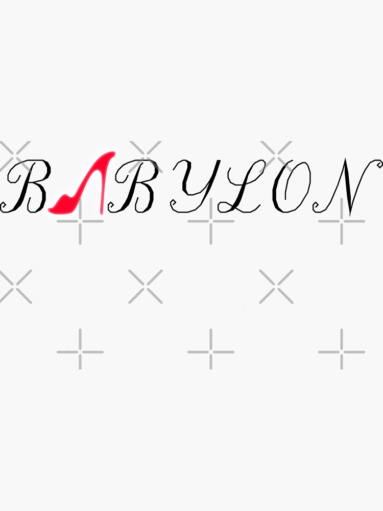 "Chromatica Babylon 2" Sticker for Sale by oxoxoxo | Redbubble