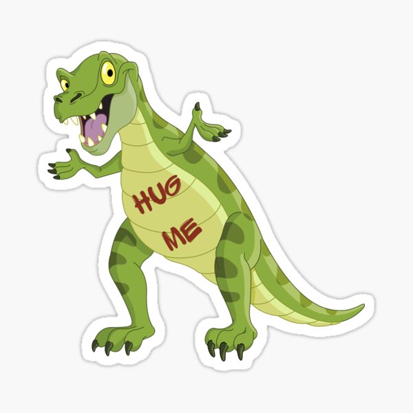 "hug me" Sticker by DanielPaint | Redbubble