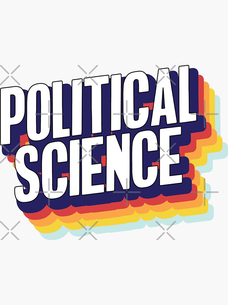 "Political Science" Sticker for Sale by Lightfield | Redbubble
