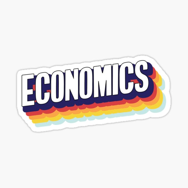 "Economics" Sticker for Sale by Lightfield | Redbubble