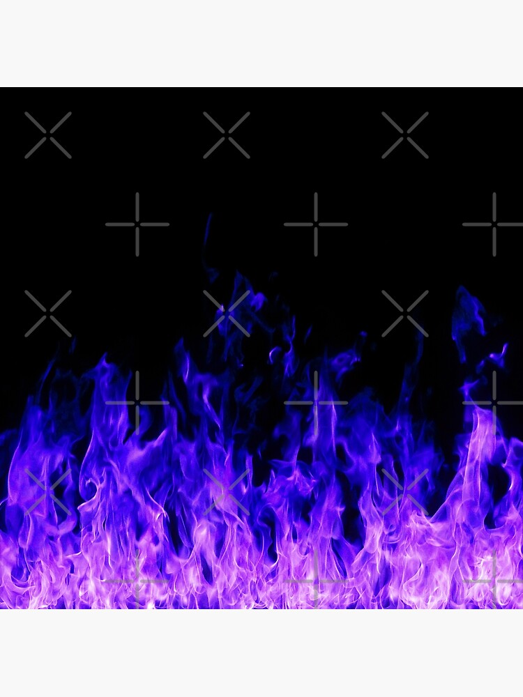 "Purple Fire Flames" Poster for Sale by graphicnology | Redbubble