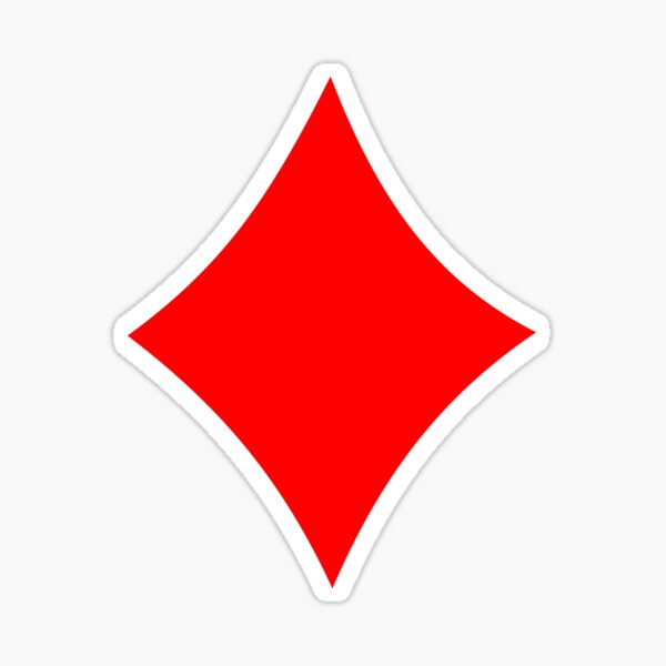 "ACE of Diamonds T-Shirt Lucky Lady Luck Mask Sticker" Sticker for Sale ...