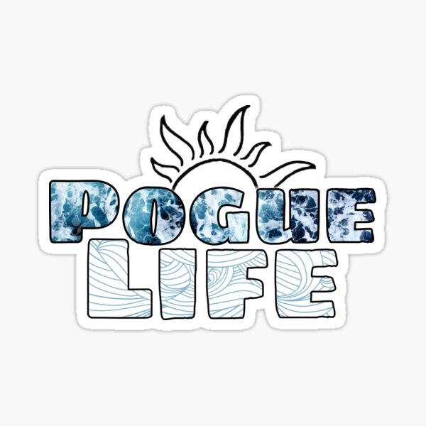 "Pogue Life" Sticker for Sale by frankiem1799 | Redbubble