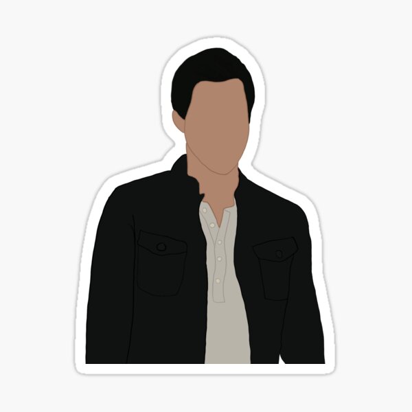 "Kai Parker tvd" Sticker by Kitkat0001 | Redbubble