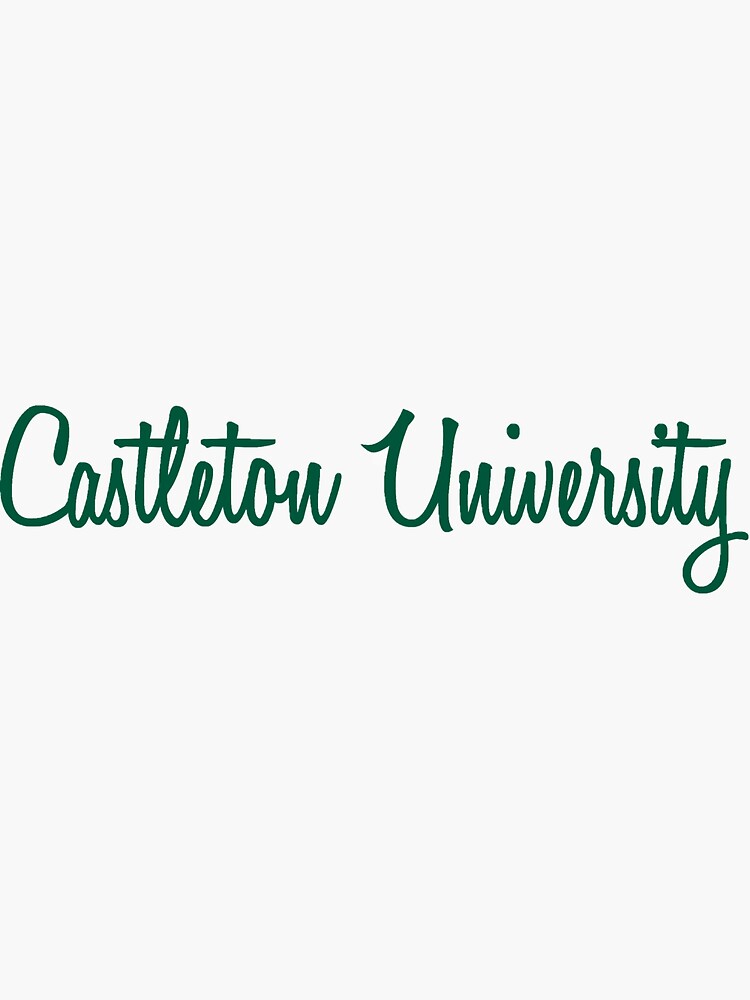 "castleton university green" Sticker for Sale by emilysstickerss ...