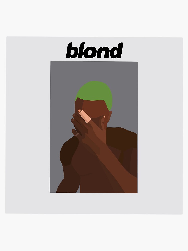 "Frank Ocean Blond" Sticker by gabbyrani | Redbubble