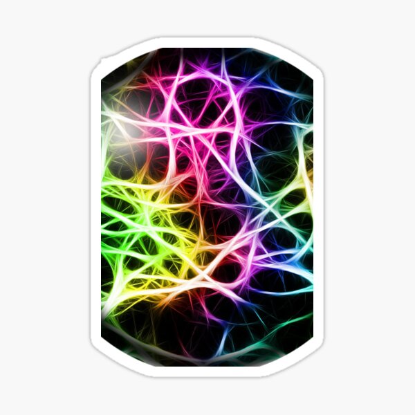 "Fibre Optic" Sticker by RedBubbleBoom | Redbubble