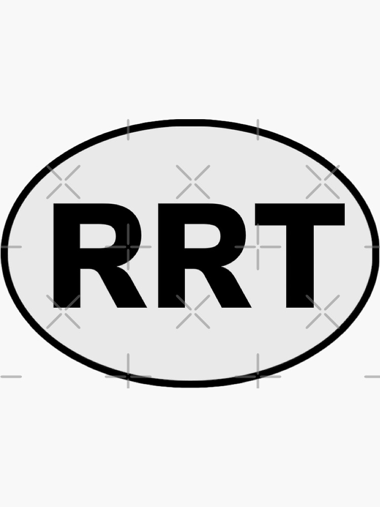 "RRT B/W" Sticker for Sale by Sleepygirl2010 | Redbubble