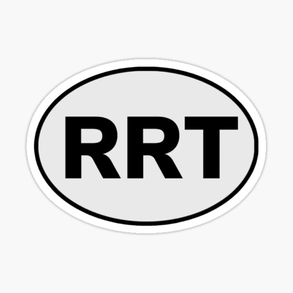 "RRT B/W" Sticker for Sale by Sleepygirl2010 | Redbubble