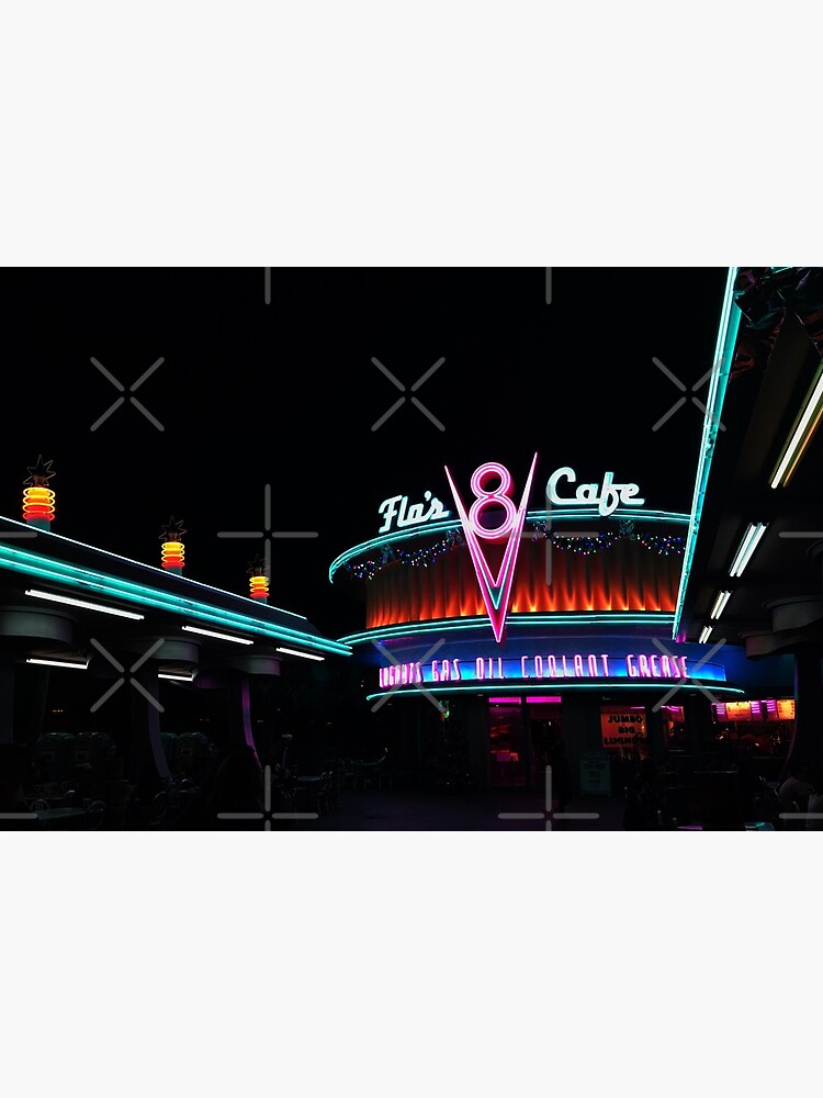 "Flo’s V8 Cafe" Mask for Sale by meganchandesign | Redbubble