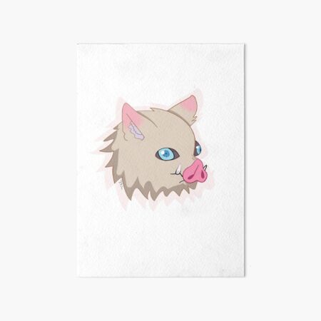 "Inosuke Hashibira Boar head " Art Board Print by Jaybirdsart | Redbubble