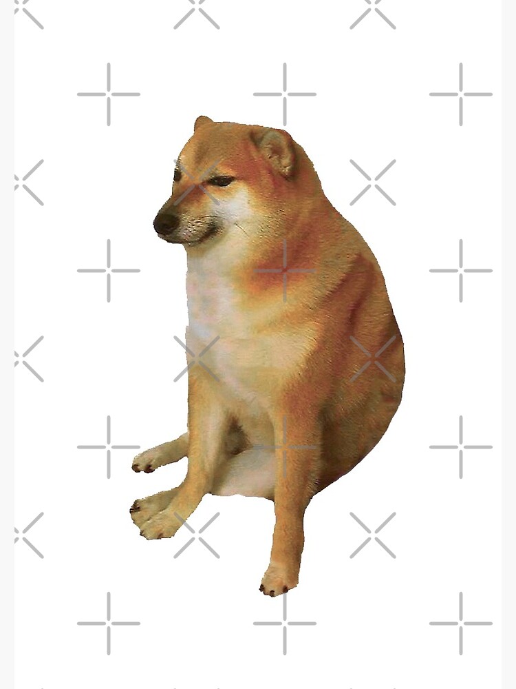 "Cheems from Swole doge and cheems. Father's Day gift idea. Bluff doge ...