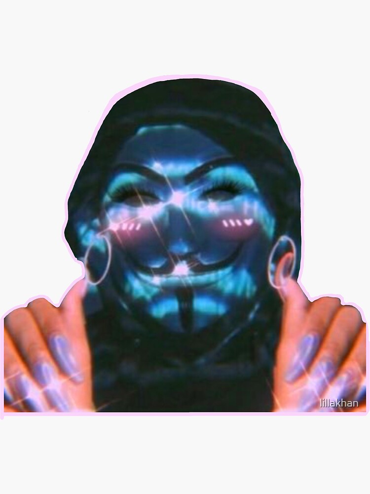 "Anonymous Edit Sticker (MONEY COLLECTED WILL BE DONATED)" Sticker by ...