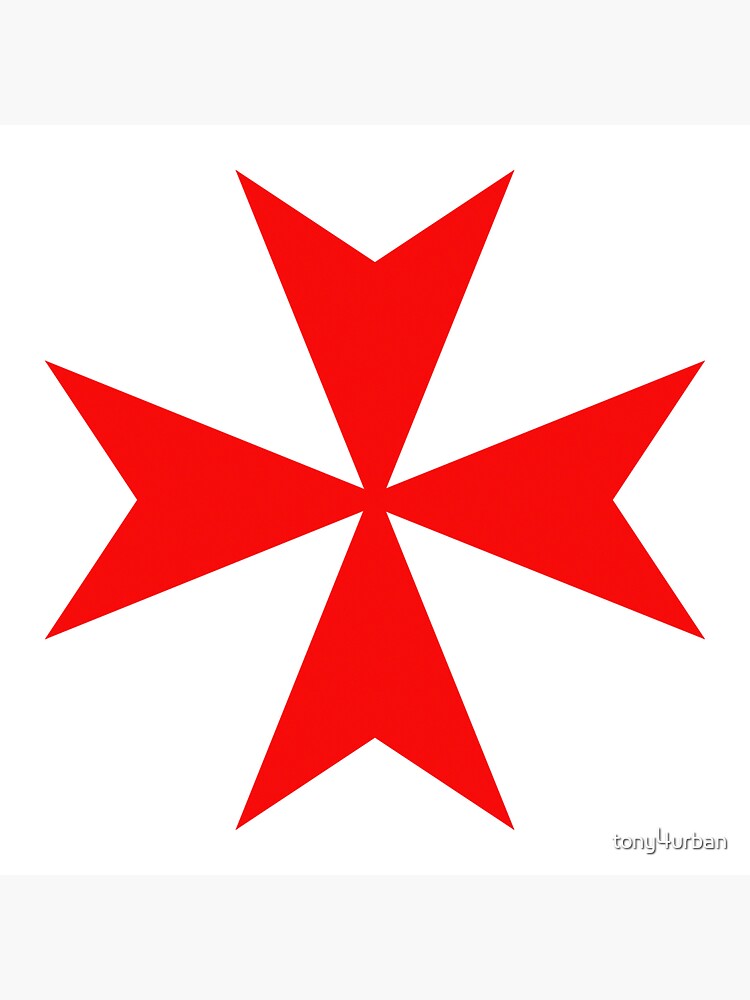 "malta knights cross" Sticker for Sale by tony4urban | Redbubble