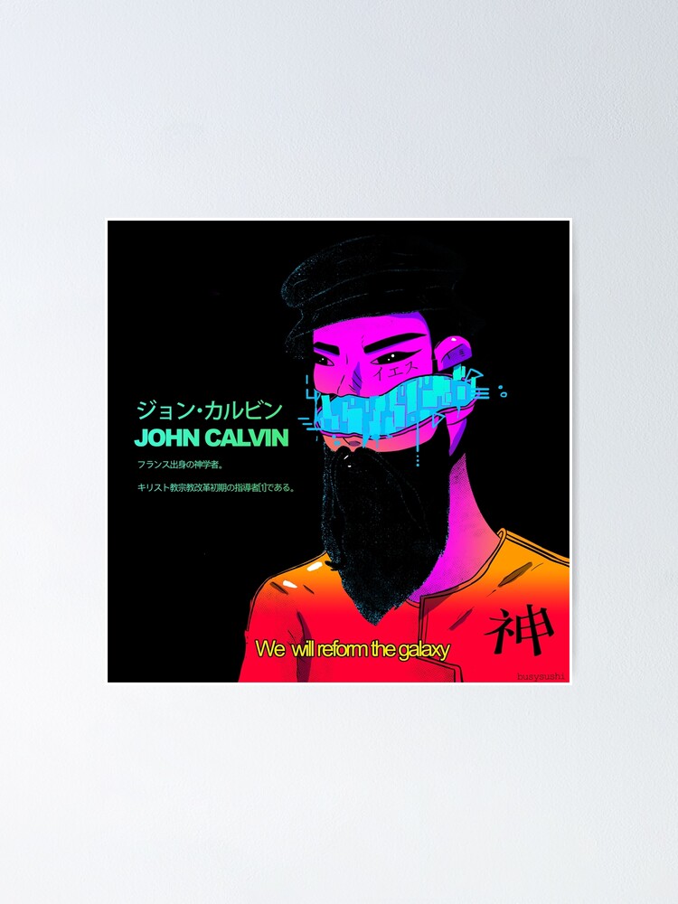 "John Calvin Galaxy" Poster by jeancatarina | Redbubble
