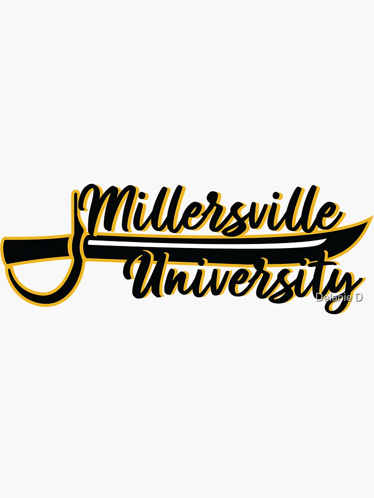 "Millersville University with Sword " Sticker for Sale by dgdugan ...