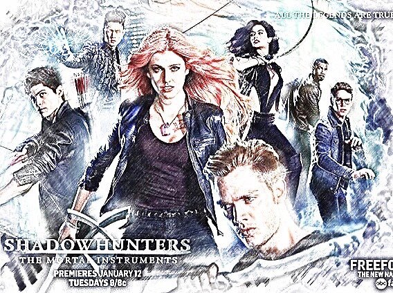 "Shadowhunters official sketch poster" by joliverhouse | Redbubble