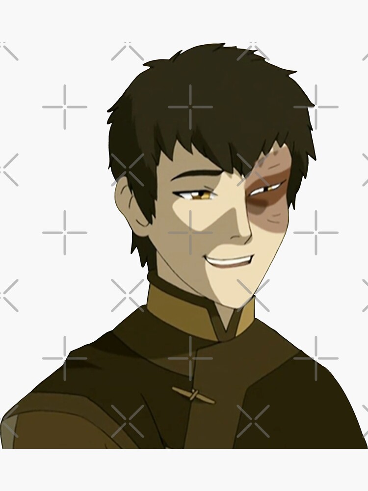 "Zuko Smile Avatar" Sticker for Sale by blueeyes374 | Redbubble