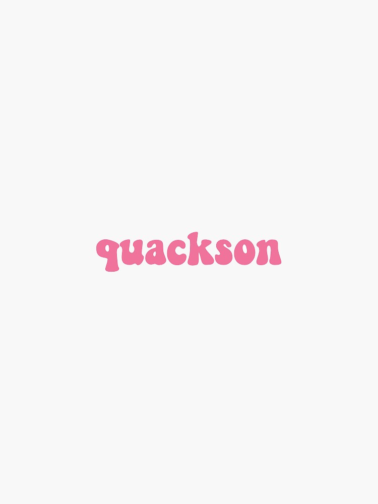 "quackson" Sticker for Sale by harrypotter394 | Redbubble