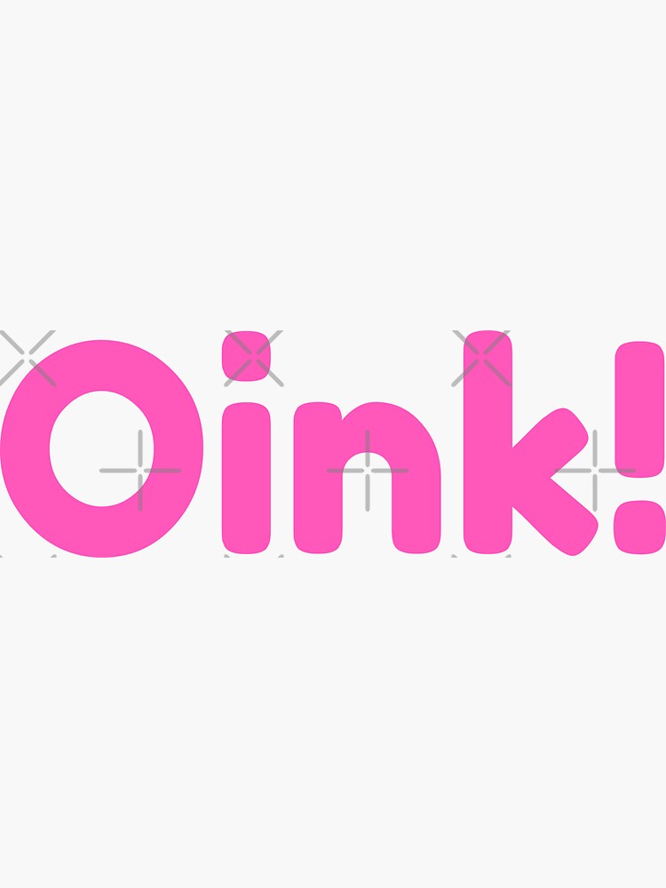 "Oink Oink Graphic, Funny Pig Goes Saying Oink Pork Gift for oinkers or ...