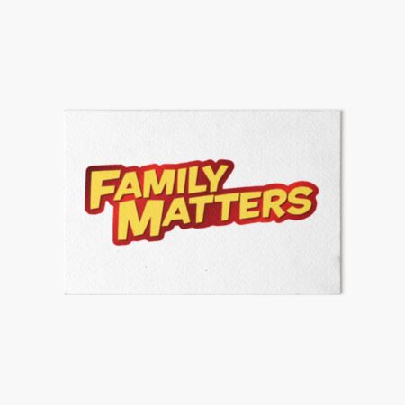 "Classic Family Matters logo" Art Board Print for Sale by Bombideas ...