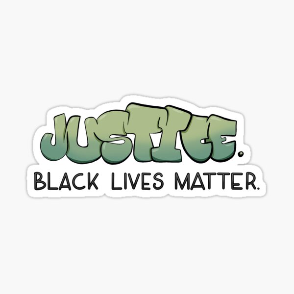 "Justice" Sticker for Sale by sarina-sharpe | Redbubble