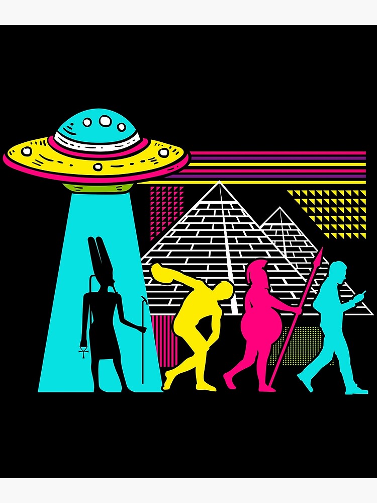 "Alien UFO Egyptian Pyramid True Story Unisex design product" Poster ...