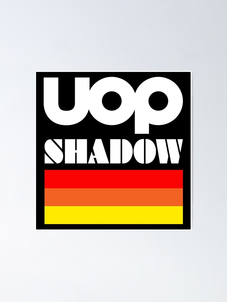 "UOP Shadow retro F1 sponsor block logo " Poster for Sale by ...